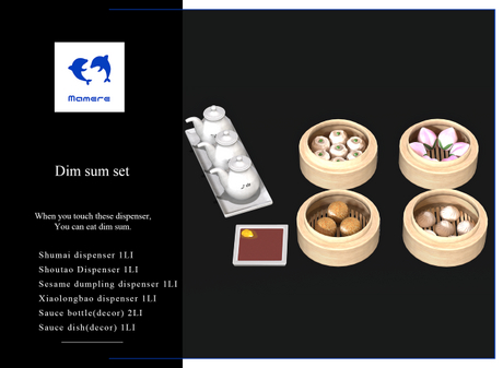 Second Life Marketplace - [Mamere] Dim sum set
